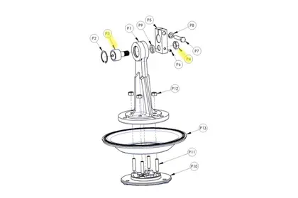 AMT Pump 3360-190-90 Plunger Bearing With Bearing Lock Nut