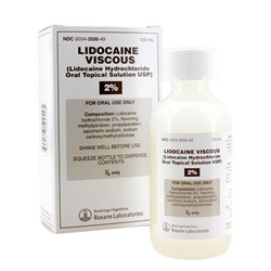 Lidocaine Oral Solution 2%, 100mL - Ophthalmic Anesthetics