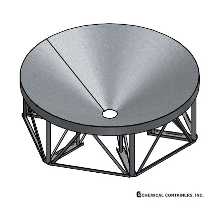 CCI - 7500 Gallon Cone Bottom Tank Stand