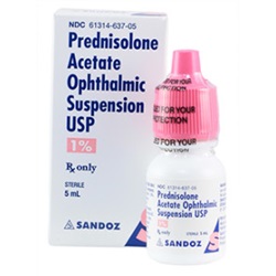 Prednisolone Acetate Drop 1% - Ophthalmic Anti-Inflammatories