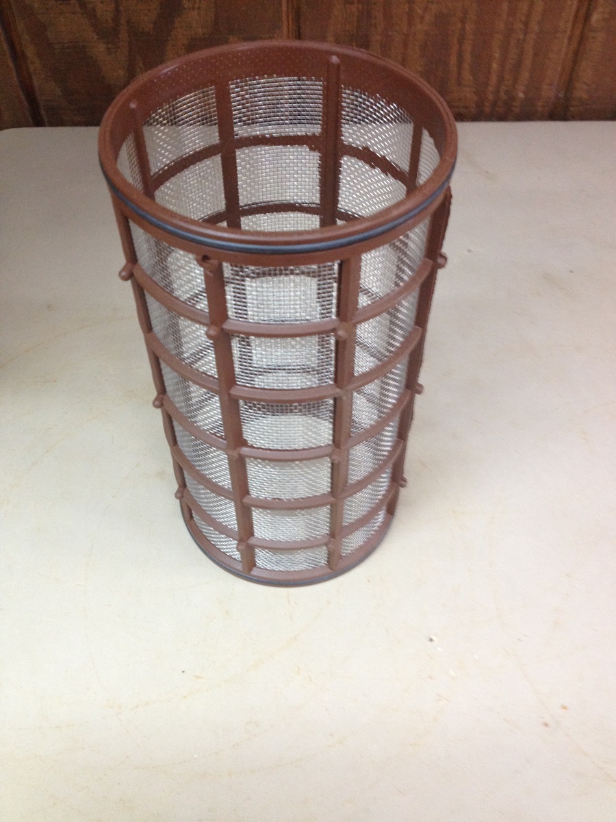 CCI - 2" 16 Mesh Screen Strainer Basket - Black and Brown