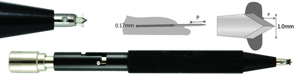 Short Handle Rubenstein Preset LRI Diamond Knife for Astigmatism Management