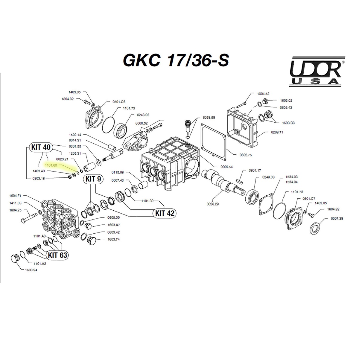 CCI - O-Ring for UDOR GKC 17/36-S Plunger Pump