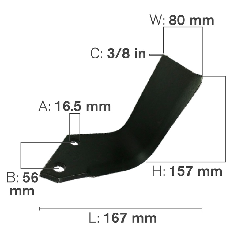 Braber Equipment - L Shaped Tillage Blade