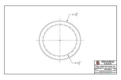 CCI - Lids for Open Top Cylinder Tanks