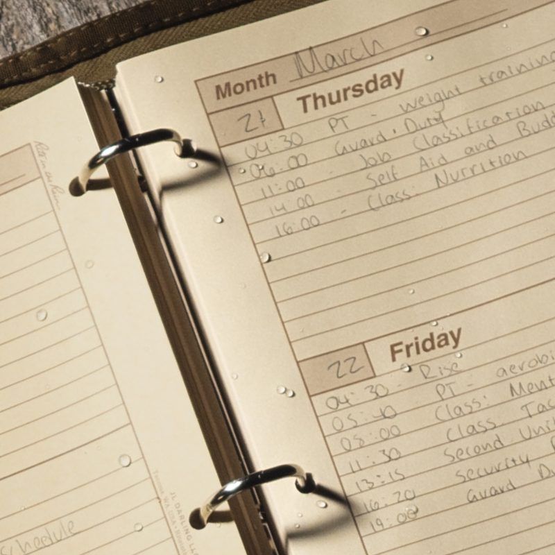 Rite in the Rain All Weather Daily Planner Refills, 8.5 x 11, No. 9260W-MX