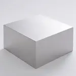 American METALCRAFT, Inc. - RISER, STAINLESS STEEL, CUBE, 4" H