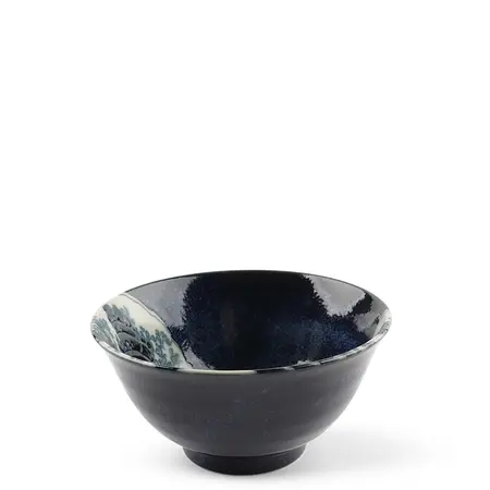 Bowl Namako Blue Great Wave 5"