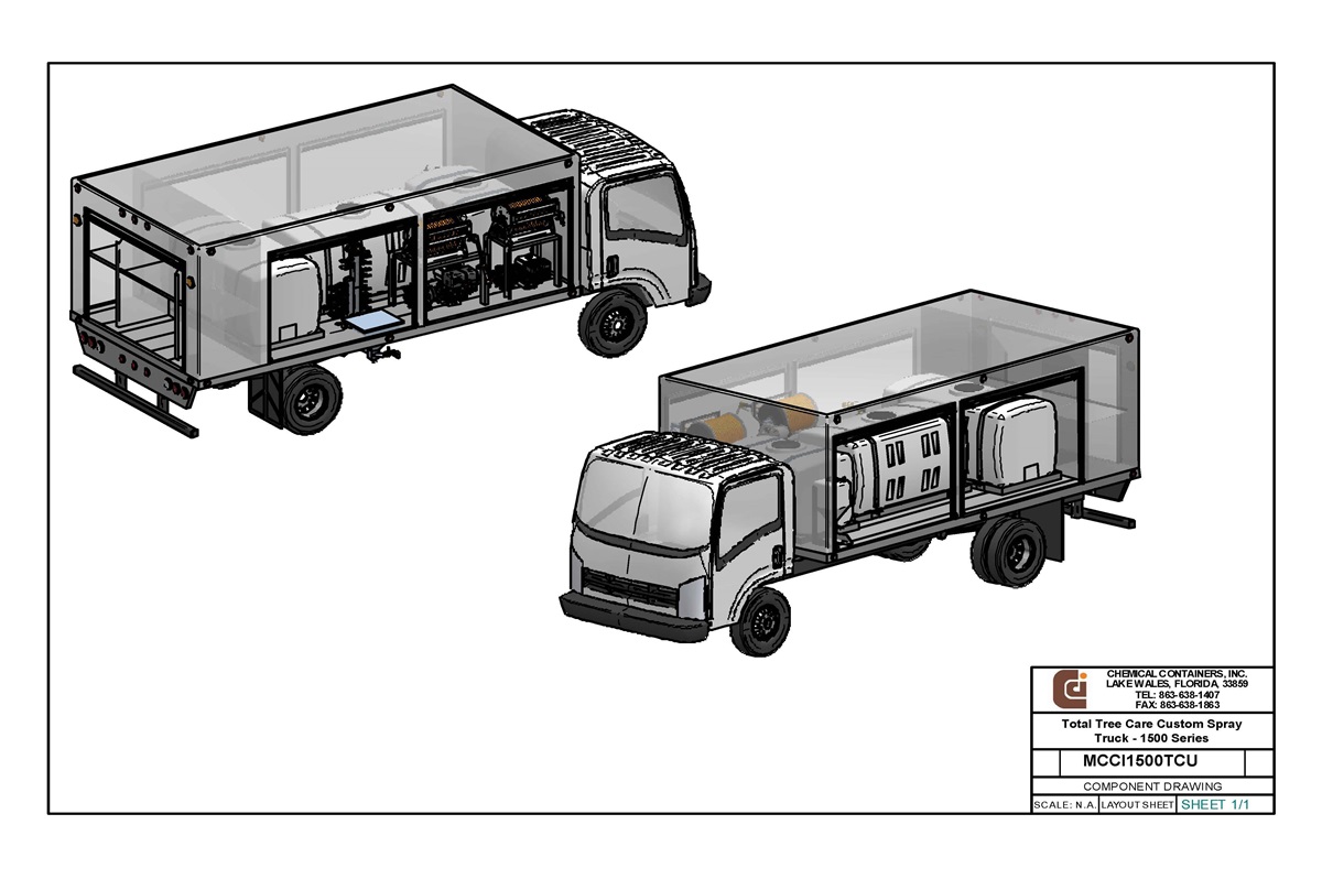 CCI - Total Tree Care Custom Spray Truck | 1500 Series