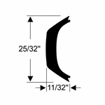 Steele Rubber Products - Insert Trim & Screw Track Covers