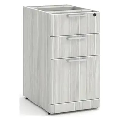 Storlie Furniture Group - PL166 BOX/BOX/FILE PEDESTAL- Silver Birch
