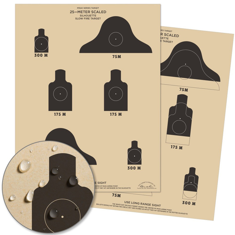Rite in the Rain 25M Alt C Qualification Target, 17x22, No.9127