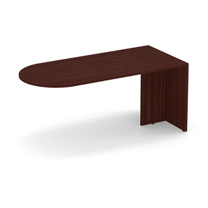 N9NE Furniture Group- Atlantic Coast - PL131 30X66 BULLET DESK- MAHOGANY