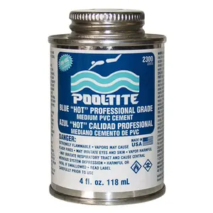 HYDROQUIP - Pooltite 4oz Hot PVC Cement 2366S