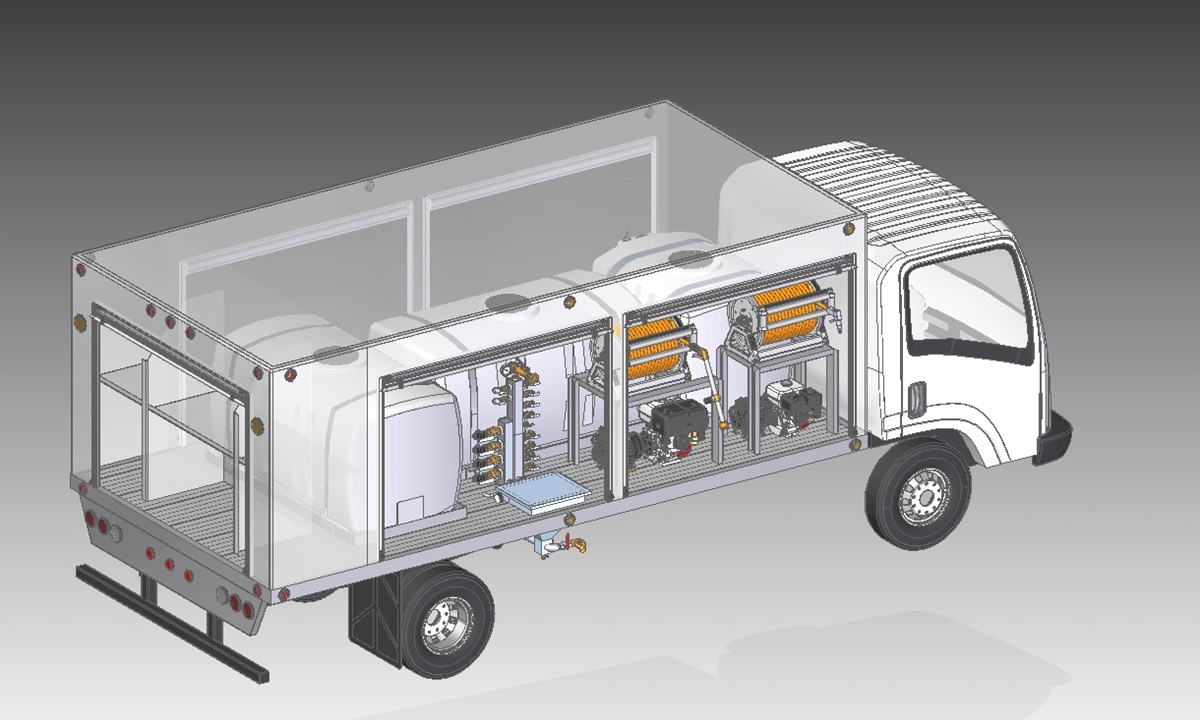 CCI - Total Tree Care Custom Spray Truck | 1500 Series