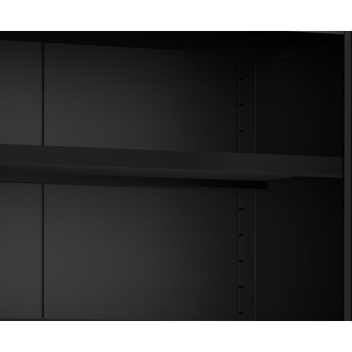 Heavy Duty Metal Storage Cabinet Shelf - Black