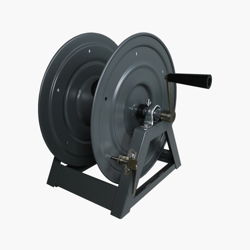 Braber Equipment - Heavy Duty A-Frame Mount Hose Reel With Hand Crank