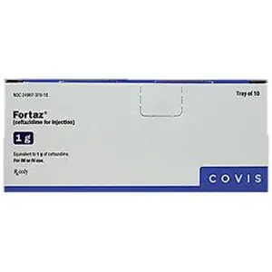 Fortaz Injectable 1gm - 10 Vials
