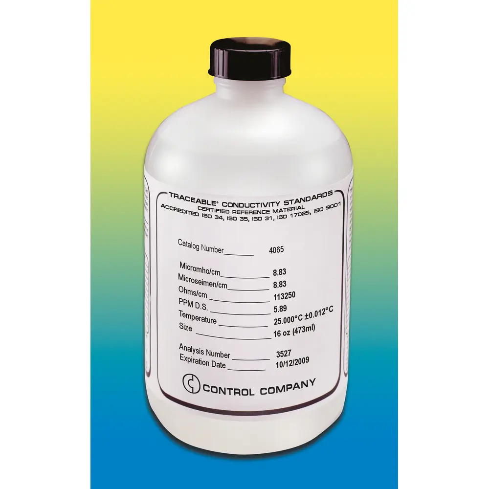 Traceable One-Shot Conductivity Standards