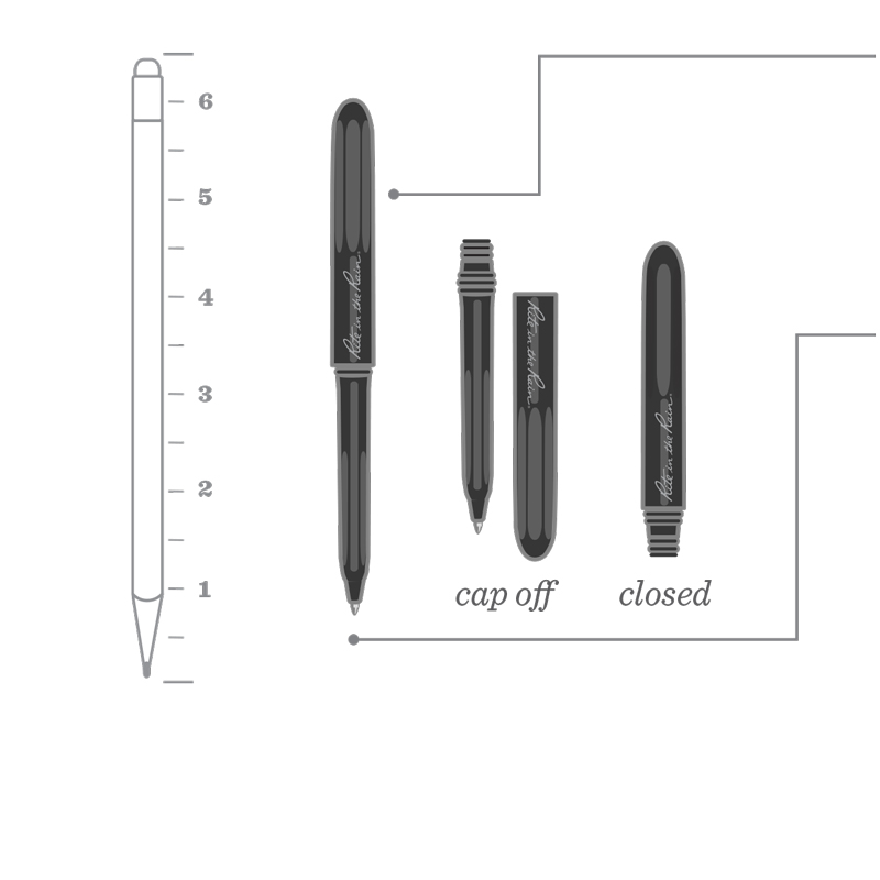 Rite in the Rain All Weather Pocket Pen, No. BK92 (2-pack)