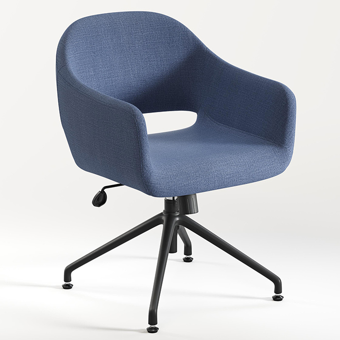 N9NE Furniture Group- Storlie - CHK68091BLU0701 - SARON GUEST CHAIR ...