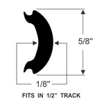 Steele Rubber Products - Insert Trim & Screw Track Covers