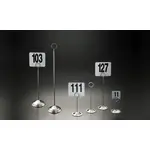 American METALCRAFT, Inc. - NUMBER STAND, STAINLESS STEEL, 6" H