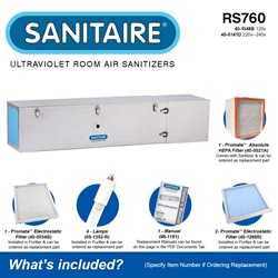 Sanitaire RS72 RSA760 UV Room Air Sanitizers - BuyUltraviolet