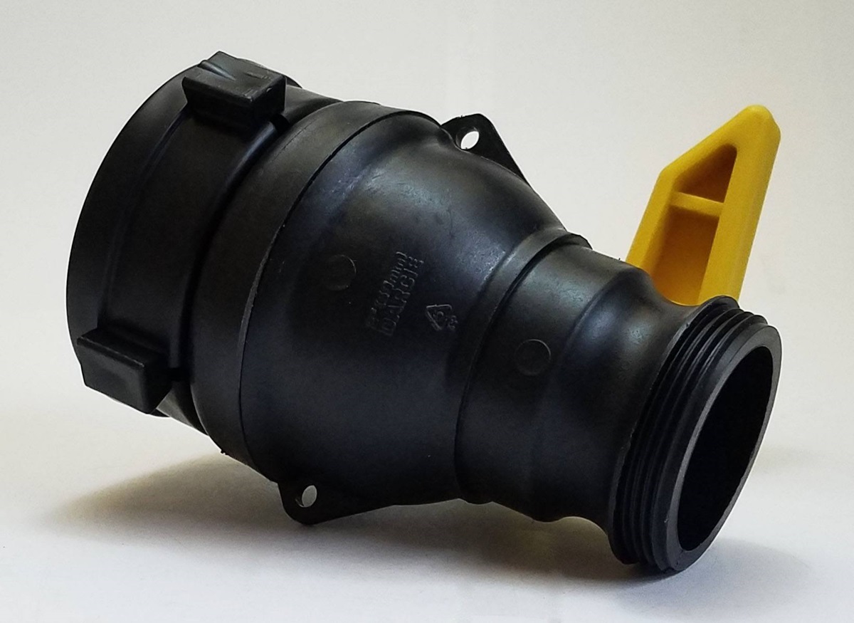 CCI - Schuetz Container Valve - 2'' Camlock Coupler With Cap - Black ...