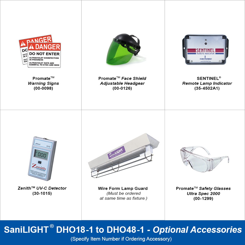 SaniLight® UV Air and Surface Irradiating Fixtures - High Output