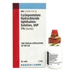 Cyclopentolate 1%, 2mL