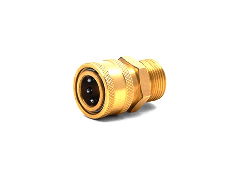 Veloci Performance Products - 3/8" QC Brass Coupler x M22 M 15mm Plug