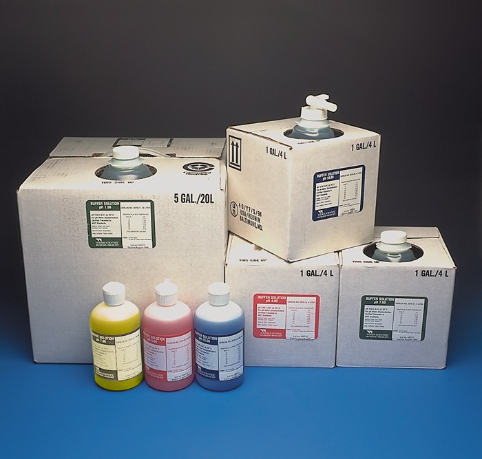 pH Buffer Solution, Color-Coded