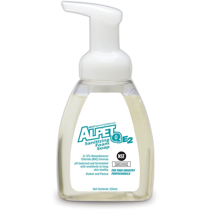 Alpet Q E2 Sanitizing Foam Soap | Weber Scientific