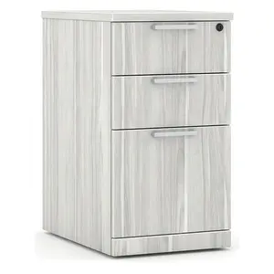 Storlie Furniture Group - PL148 MOBILE BOX/BOX/FILE PED- Silver Birch