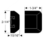 Steele Rubber Products - Insert Trim & Screw Track Covers