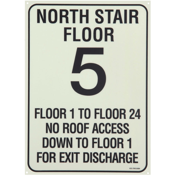 Lume-A-Lite Floor ID Sign | Babcock-Davis