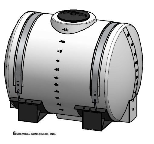 CCI - 110 & 150 Gallon 32" Diameter Applicator Tank Saddle