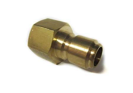 CCI - Brass 1/2" Male Pipe Plug x 1/2" FPT - Quick Disconnect