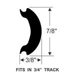 Steele Rubber Products - Insert Trim & Screw Track Covers