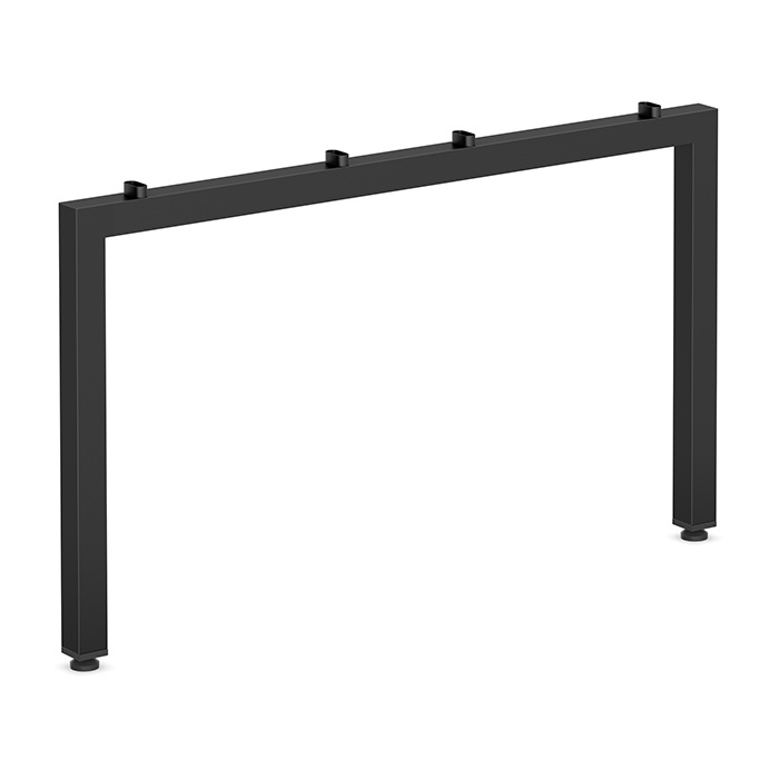N9NE Furniture Group- Storlie - PLTLEG-U-48 48" METAL U LEG - Black