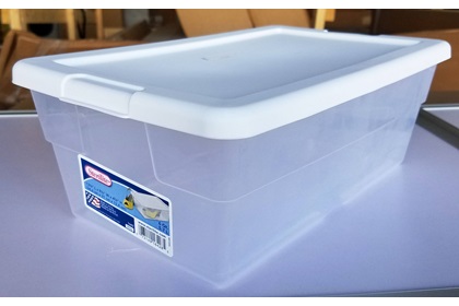 CCI - 6 Quart Plastic Storage Box