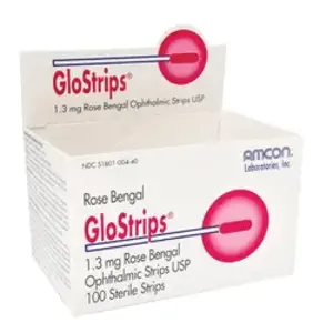 Rose Bengal GloStrips 1.3 mg - Topical Dyes - Ophthalmic Pharmaceuticals