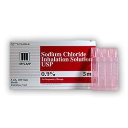 Sodium Chloride Inhalation 0.9%, 5mL - Preservative Free