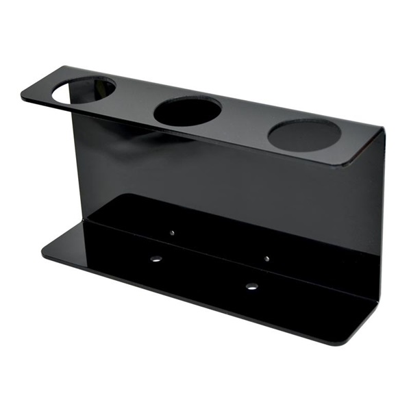 Ready Care - 32oz Natural Oblong Dispenser Brackets, Black