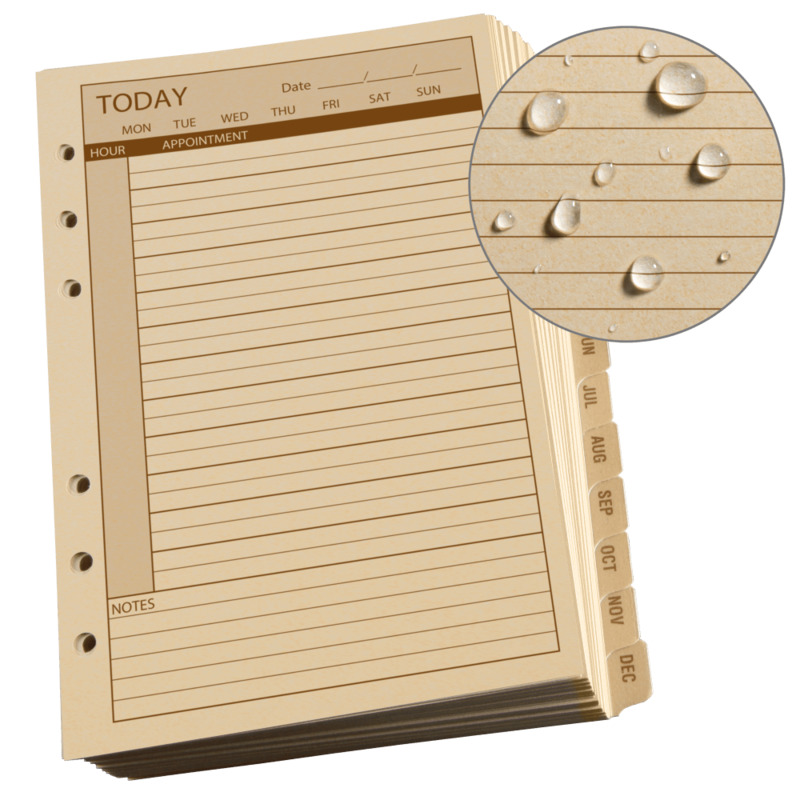 Rite in the Rain All Weather Daily Planner Refills, 4.625 x 7, No. 9260W