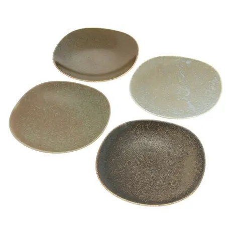 Pacific Forest Matte Plate Set 5-3/8"