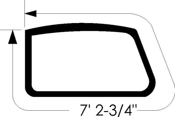 Steele Rubber Products - Quarter window weatherstrip