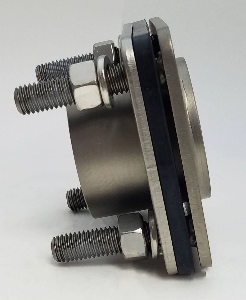 CCI - 2" Bolted Full Coupling Tank Fitting - Stainless Steel