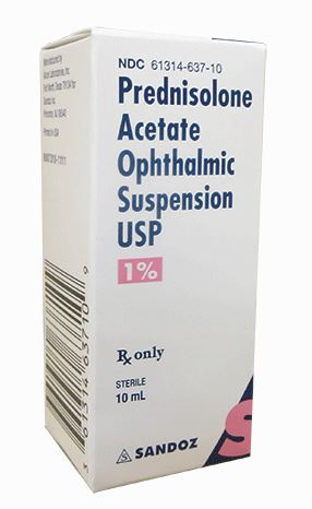 Prednisolone Acetate Drop 1% - Ophthalmic Anti-Inflammatories
